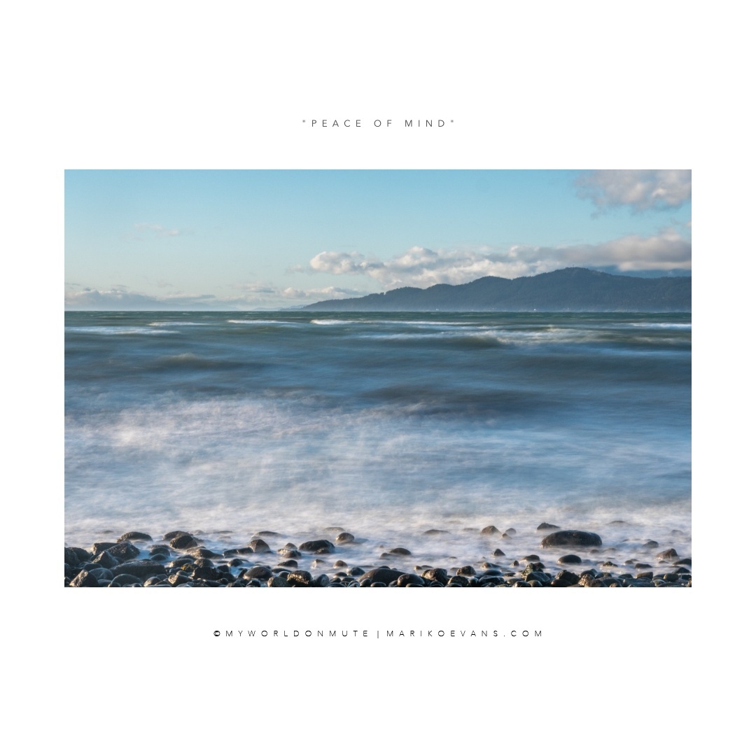 #953 – PEACE OF MIND Abstract Seascape by Mariko Evans